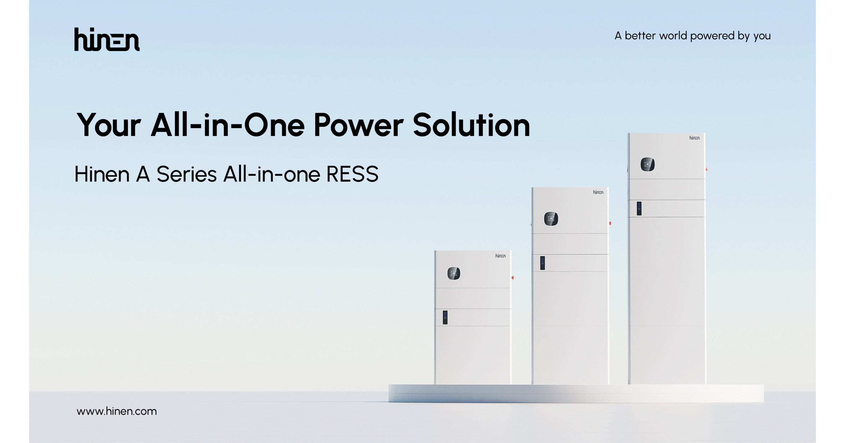 Hinen Launches A Series Home Energy Storage System Globally