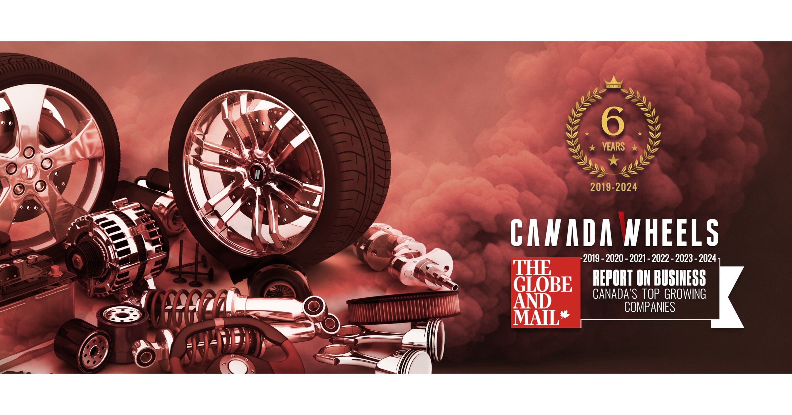 CanadaWheels Recognized for the 6th Consecutive Year on The Globe and ...