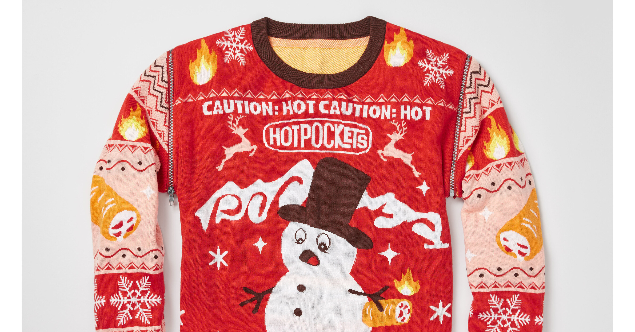 HOT POCKETS® INTRODUCES ITS FIRST-EVER HOLIDAY SWEATER WITH ZIP-OFF ...