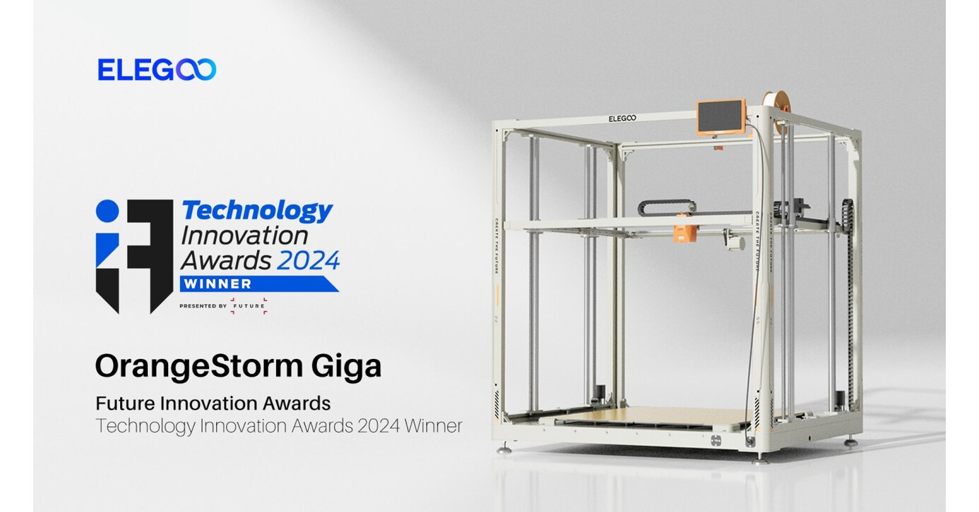 ELEGOO's OrangeStorm Giga 3D Printer Wins Future's Technology ...