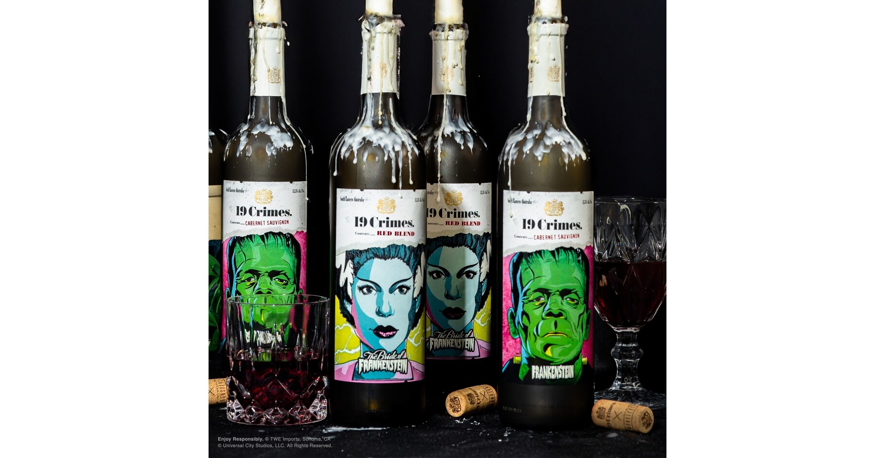 19 Crimes Wines and Universal Monsters Bring Back Limited-Edition ...