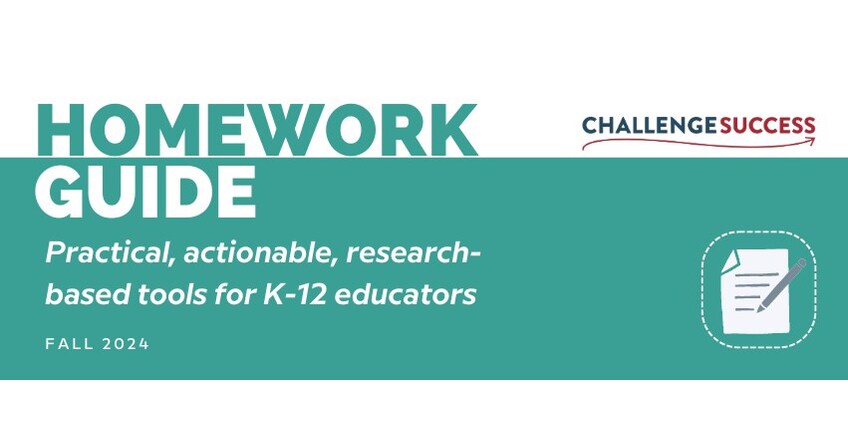 Challenge Success Heralds California Healthy Homework Act