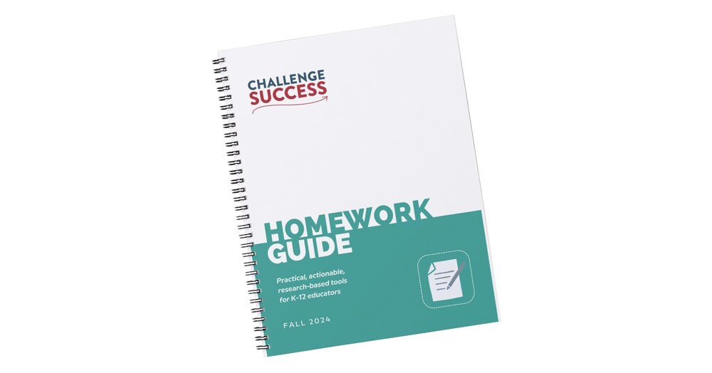 Challenge Success Heralds California Healthy Homework Act