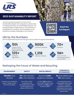 Lakeshore Recycling Systems (LRS) Releases First Annual Sustainability ...