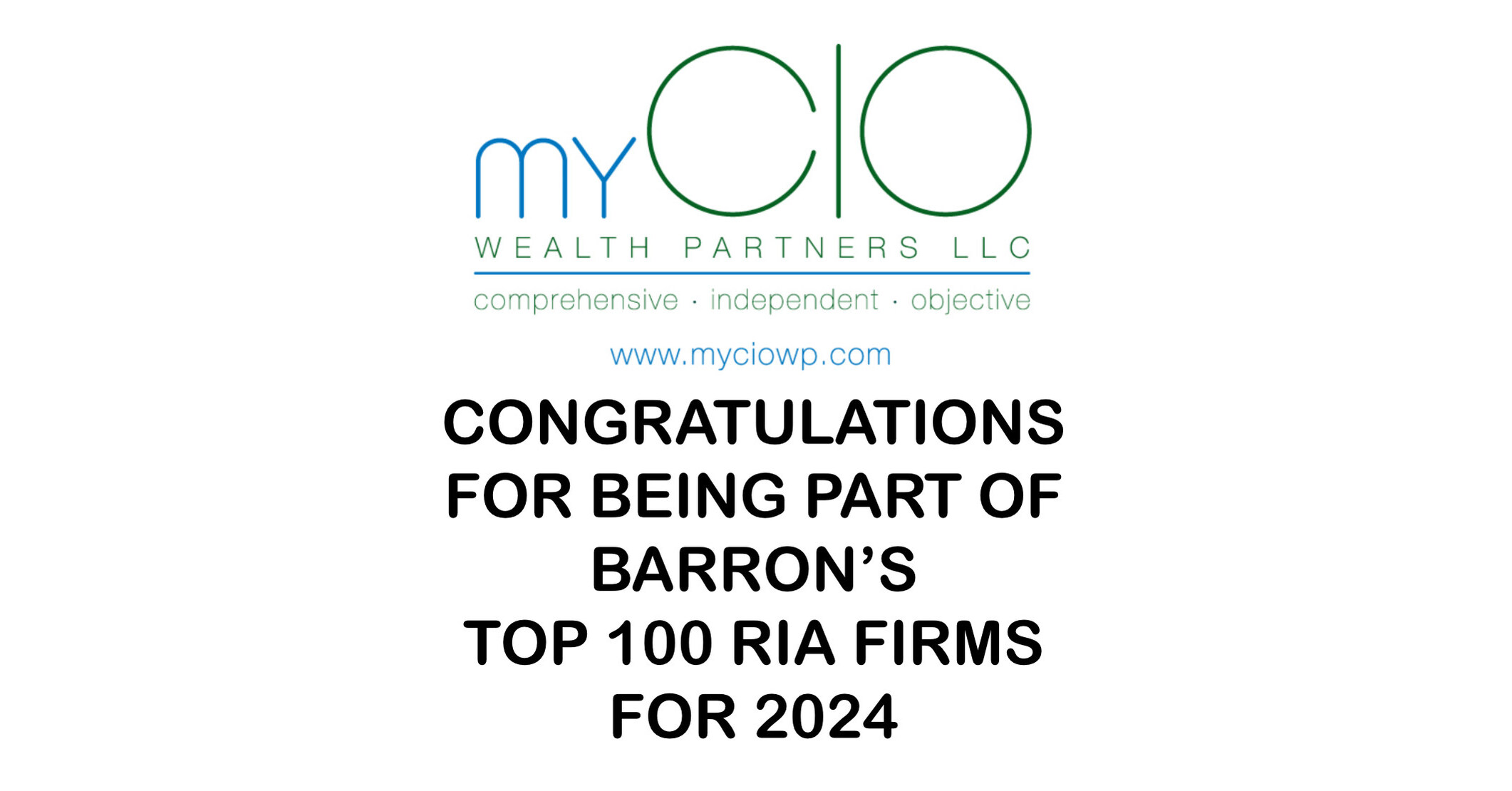 myCIO Wealth Partners listed as one of Barron's Top 100 Registered ...