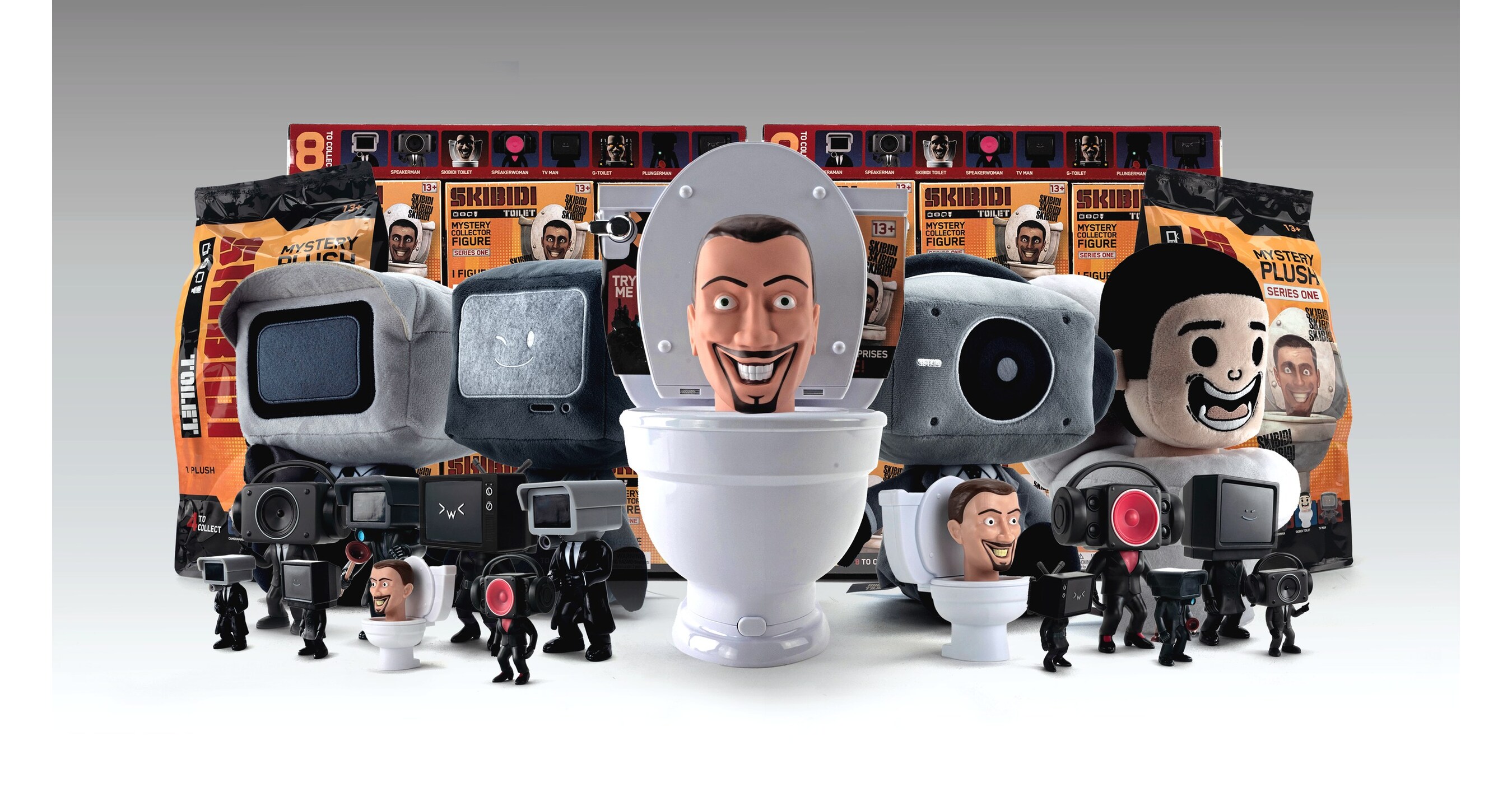 First-Ever Toys Based on YouTube Phenomenon, Skibidi Toilet, Take Over ...