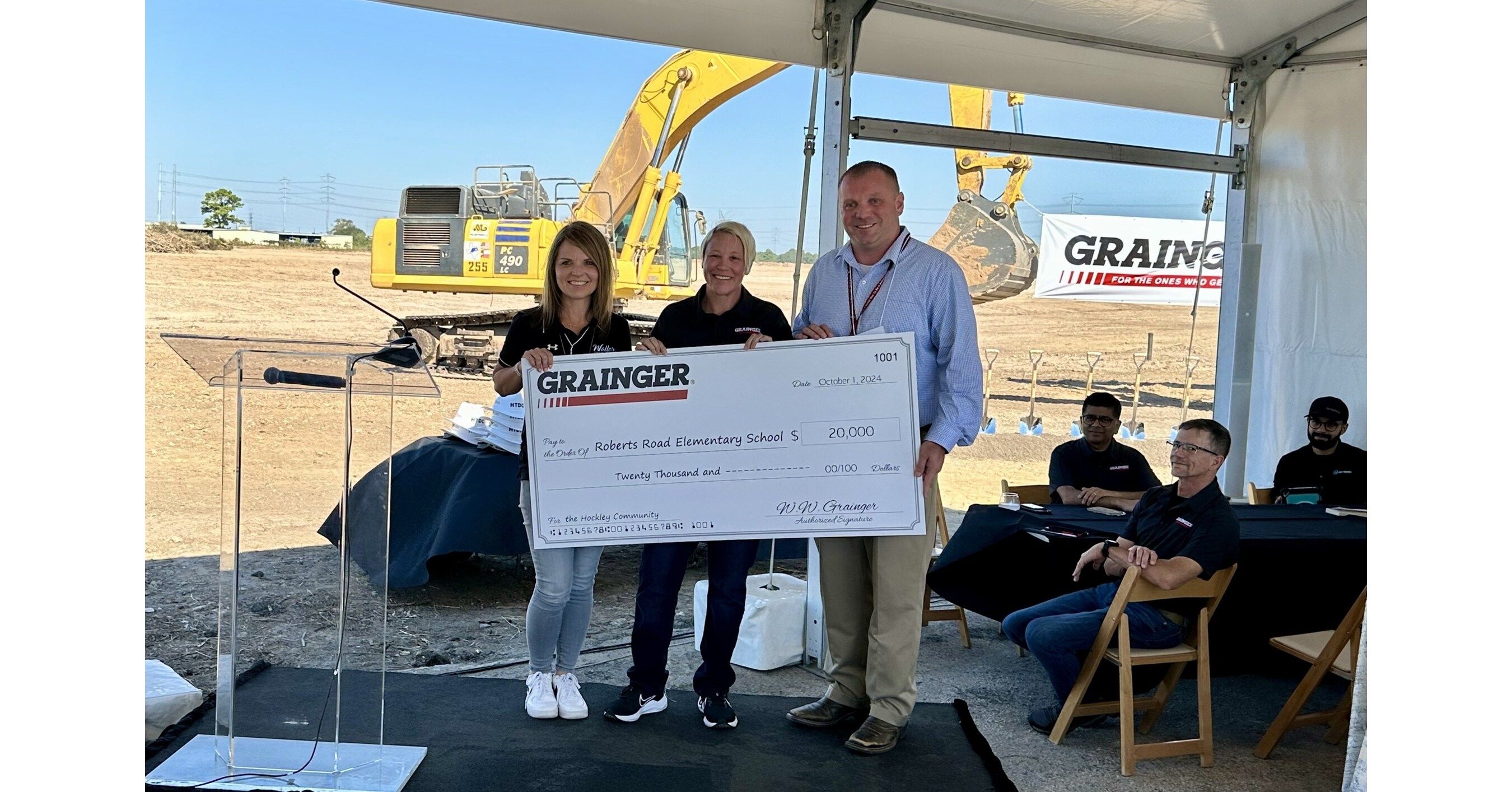 Construction begins on massive Grainger distribution center
