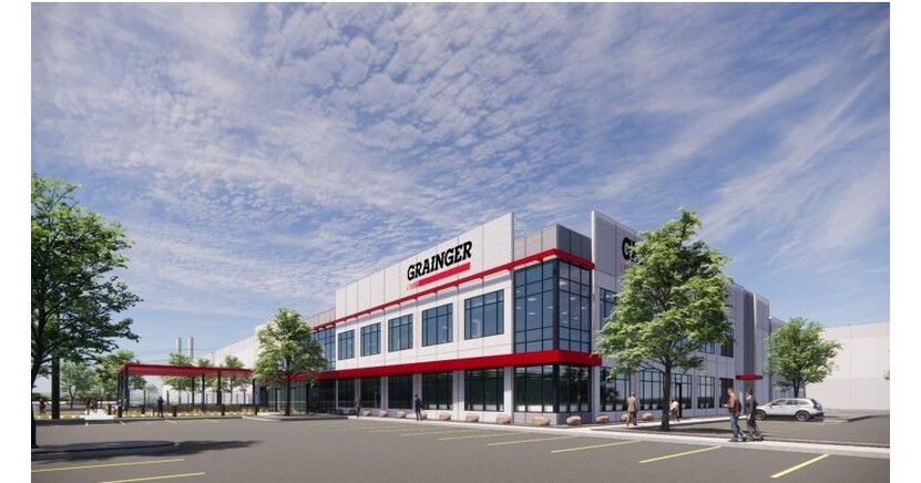 Construction begins on massive Grainger distribution center
