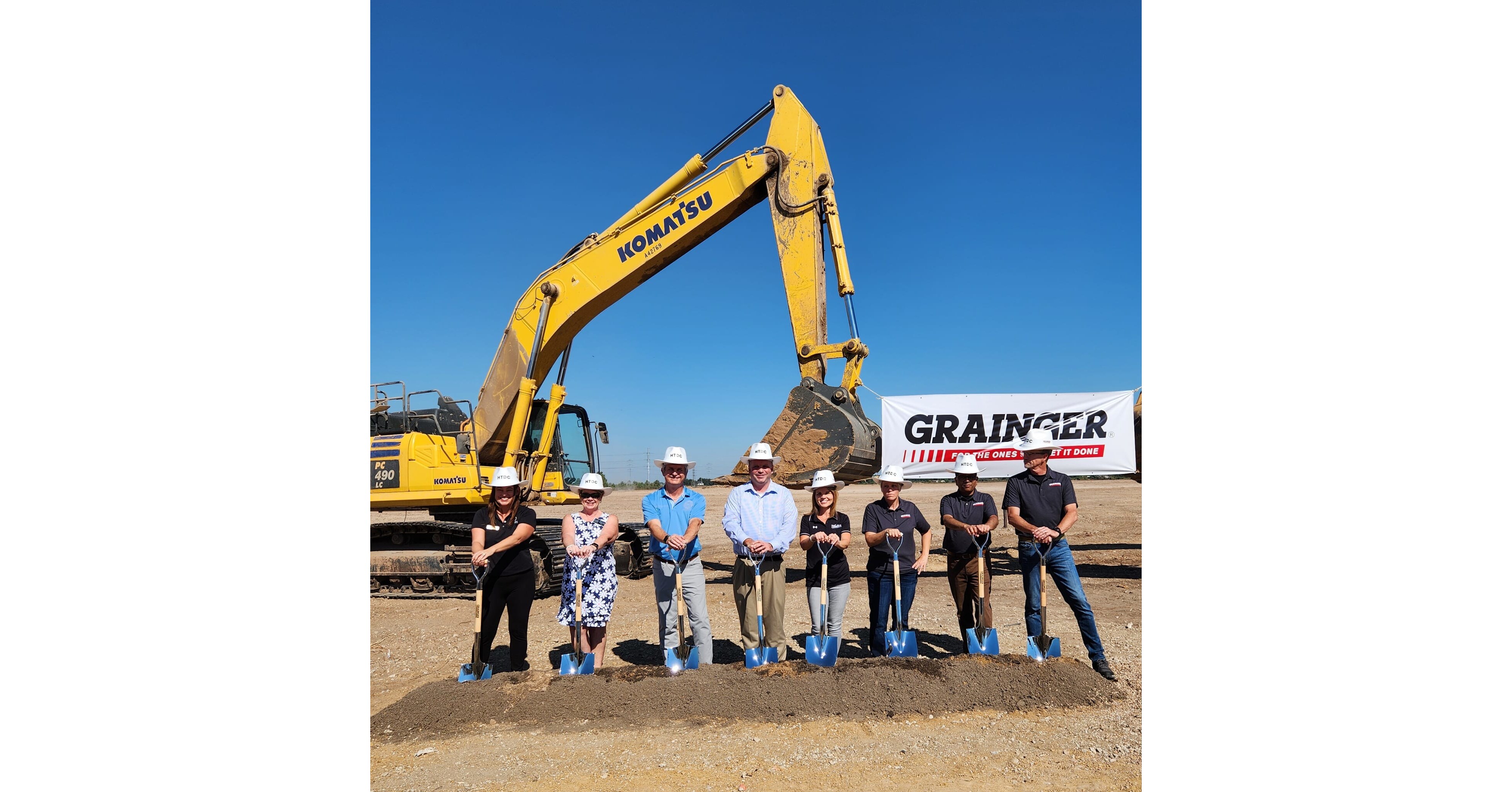 Construction begins on massive Grainger distribution center