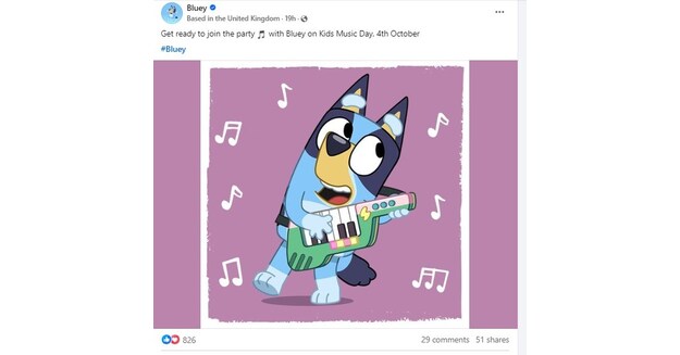 Bluey, Guitar Center & 1,200+ locations Celebrate Kids Music Day