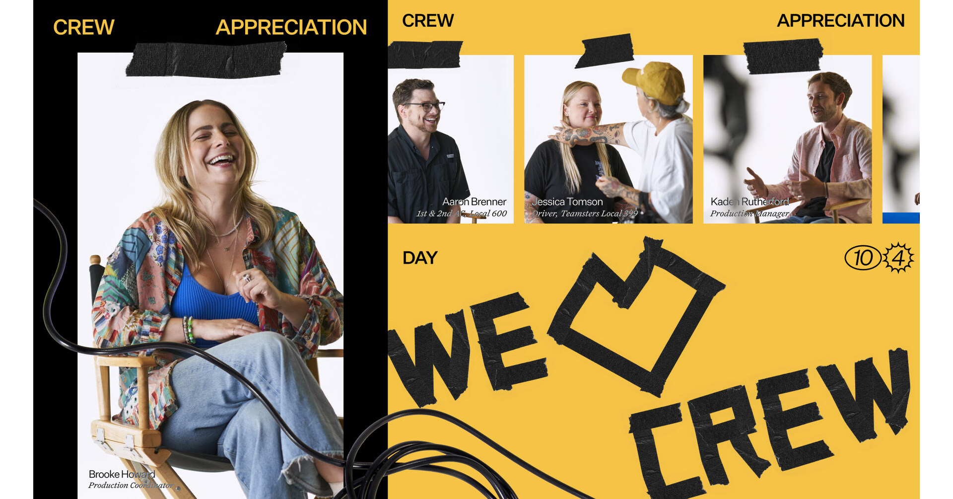 New National "Crew Appreciation Day" Celebrates Production Industry Crews