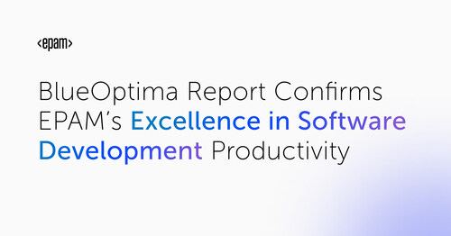BlueOptima Report Confirms EPAM's Excellence in Software Development ...