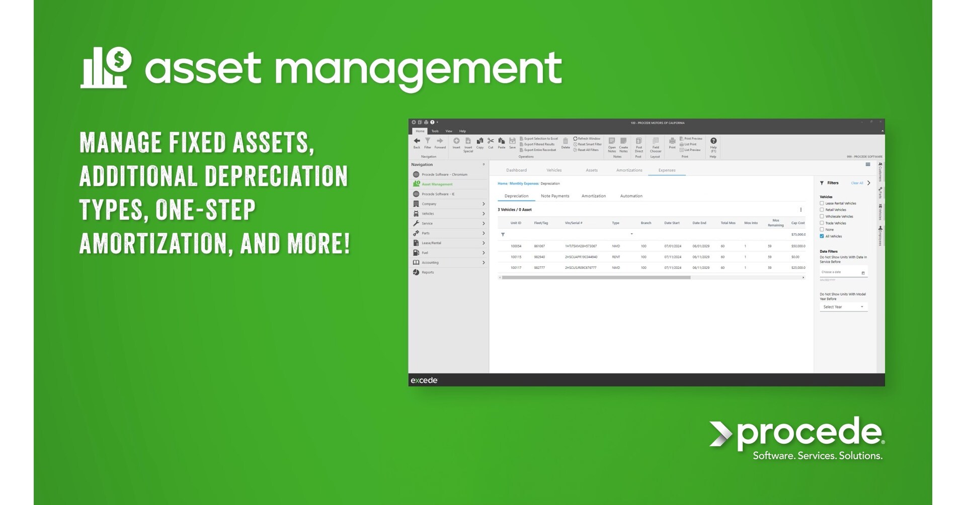 Procede Software Releases Asset Management v2.0, Making Critical Dealer Accounting Processes ...