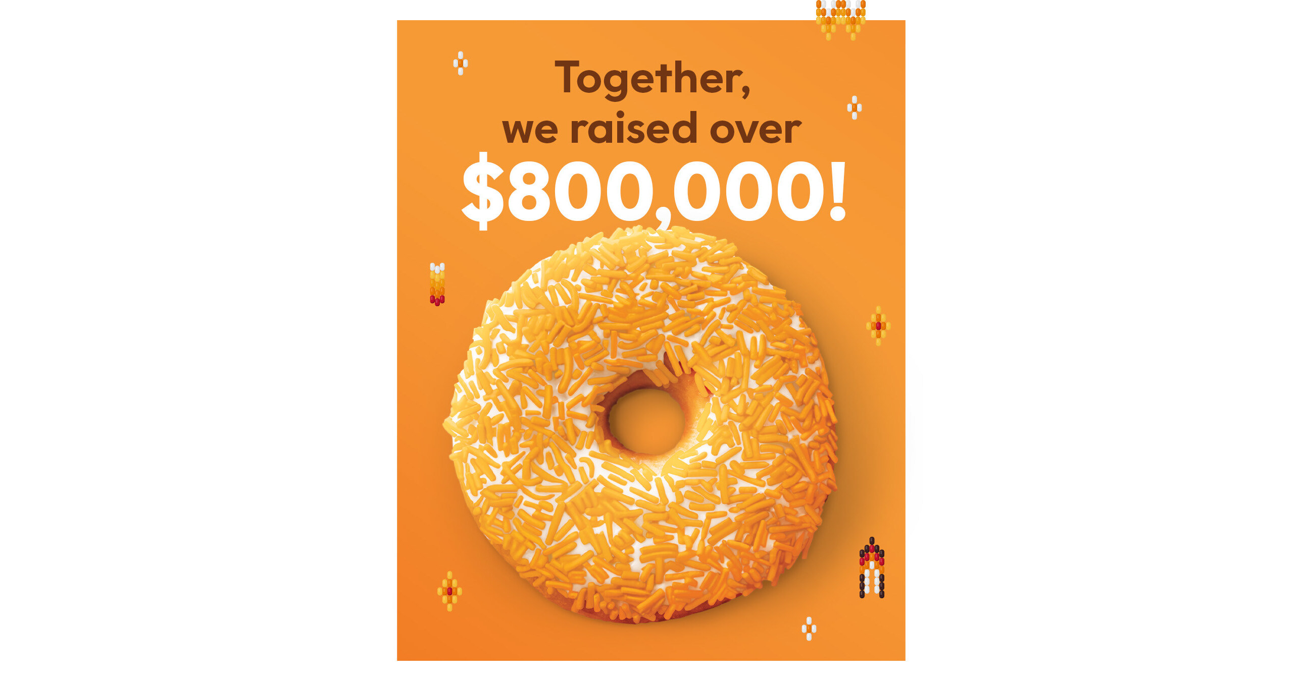 Tim Hortons Orange Sprinkle Donut campaign raises more than $800,000 ...