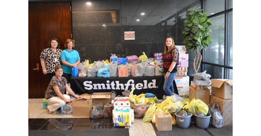 Smithfield Foods Supports Disaster Relief Efforts in Western North Carolina