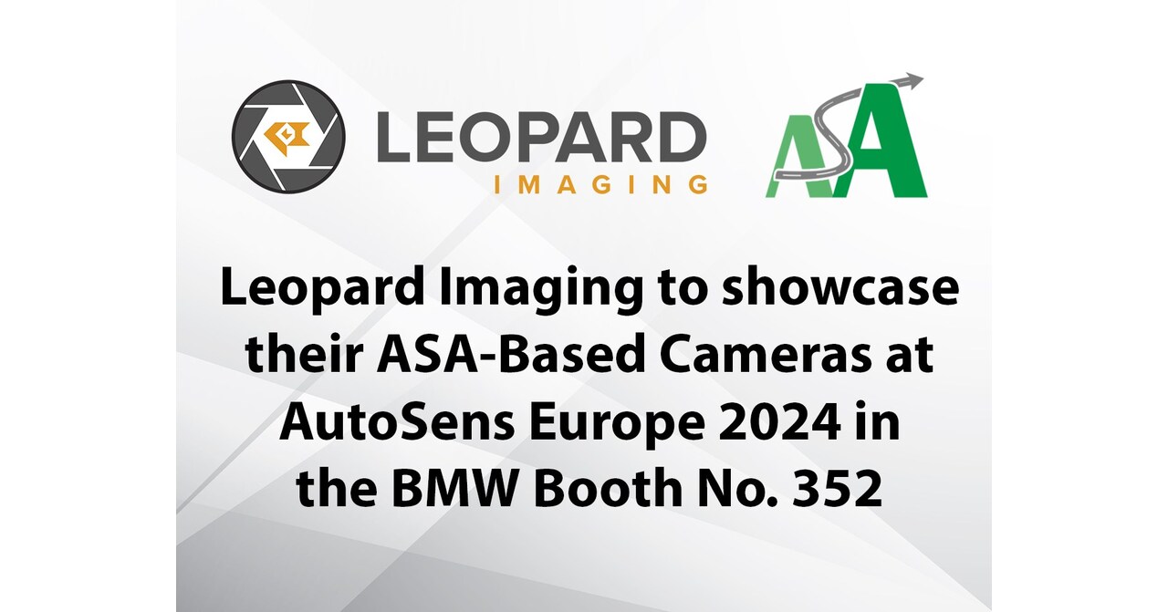 Leopard Imaging to Showcase ASA-Based Cameras at AutoSens Europe 2024