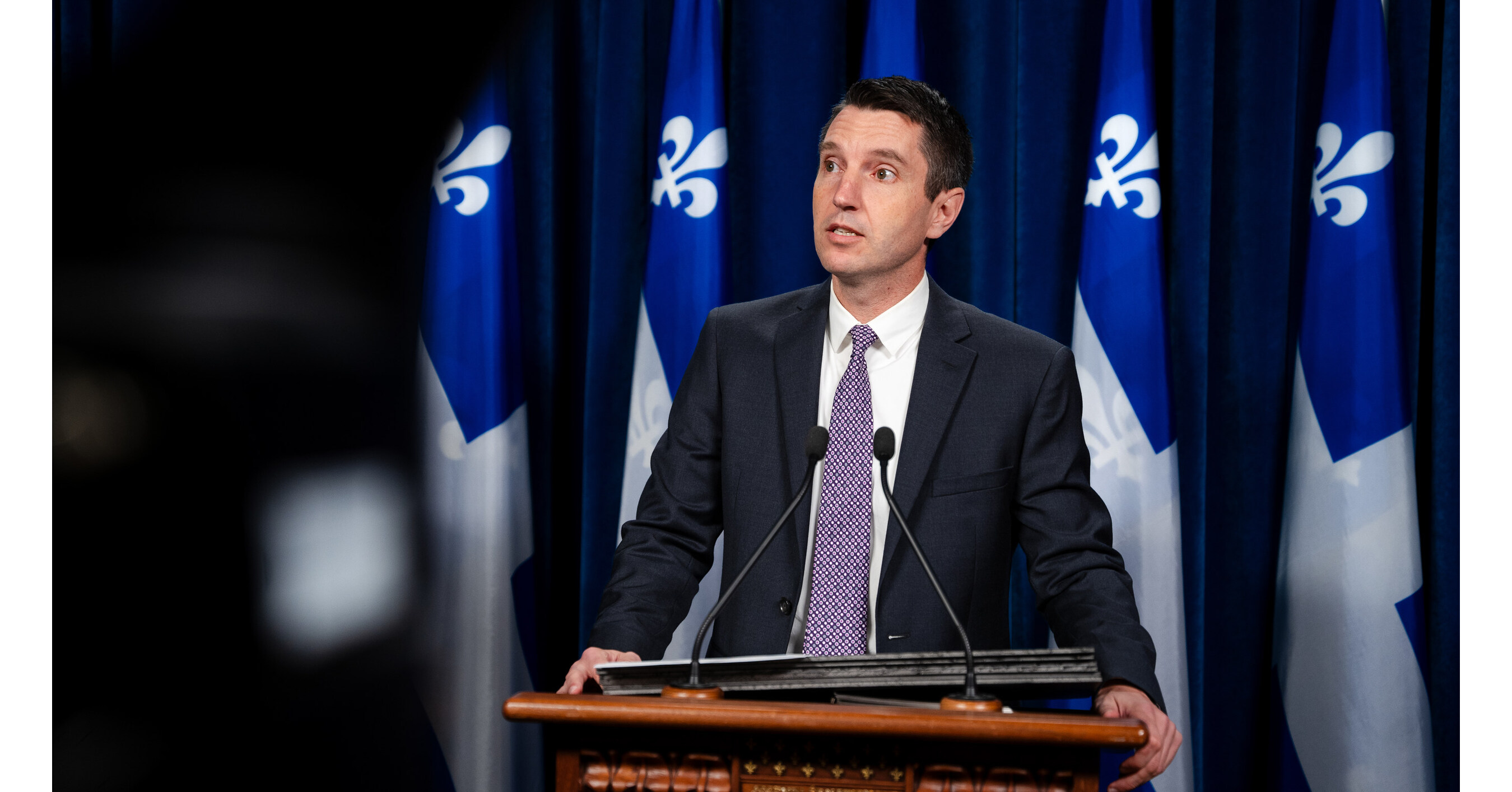 Avis aux médias : Mêlée de presse d'André Fortin et Brigitte Garceau