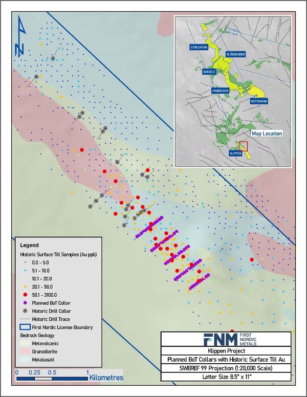 First Nordic Commences Base-of-Till Drilling Program at Klippen Project ...