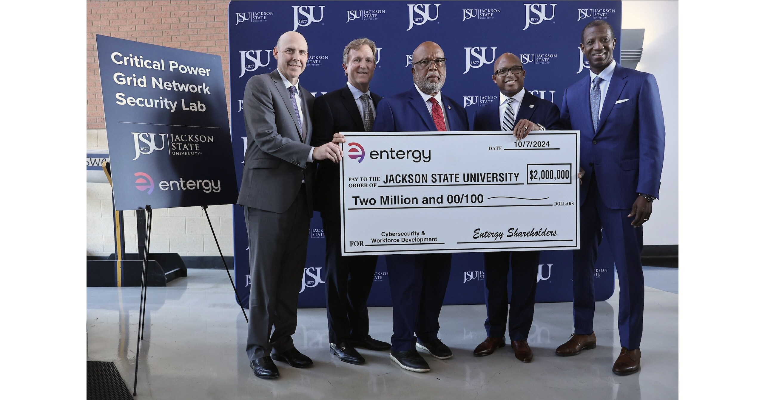 Jackson State University receives $2 Million grant from Entergy ...