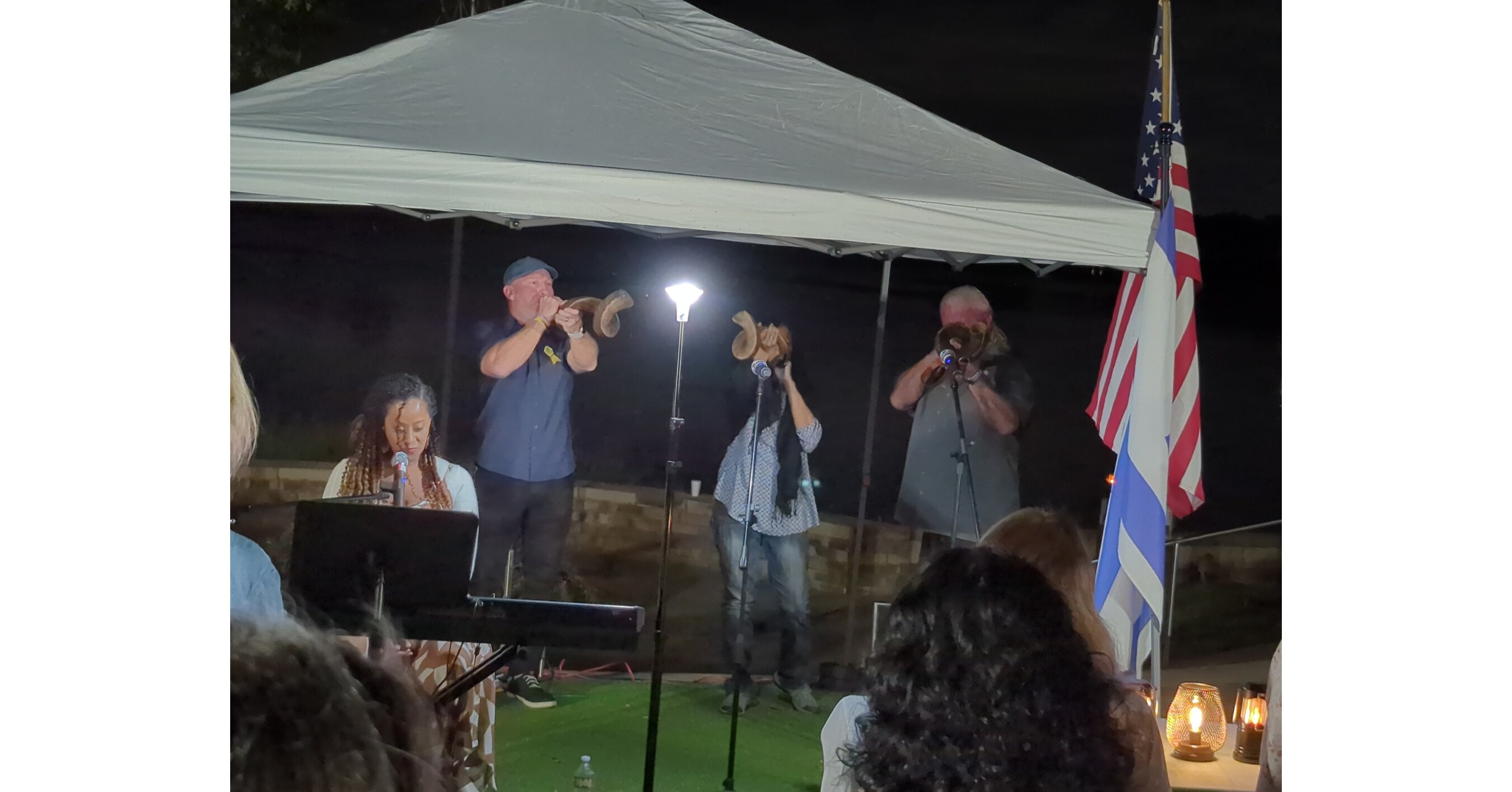March of Remembrance Texas "Never Forget October 7" Vigil Held at ...