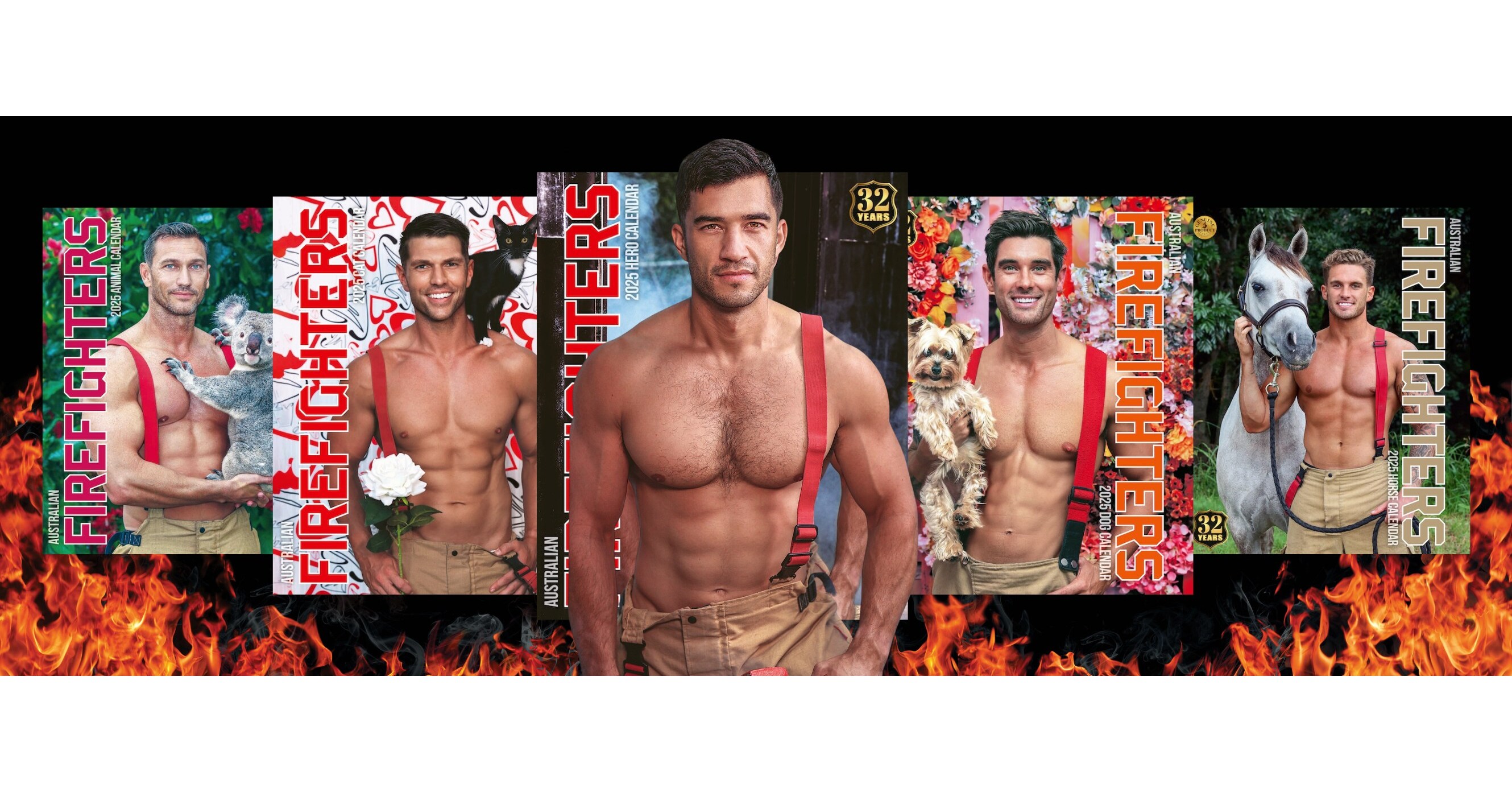 Australian Firefighters Calendar 2025 Launches in Europe!