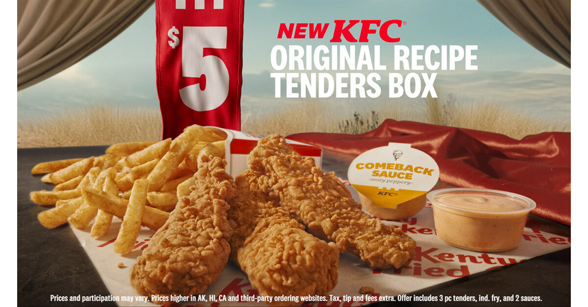 KFC Issues Battle Cry to Tenders Rivals - Introducing NEW Original ...