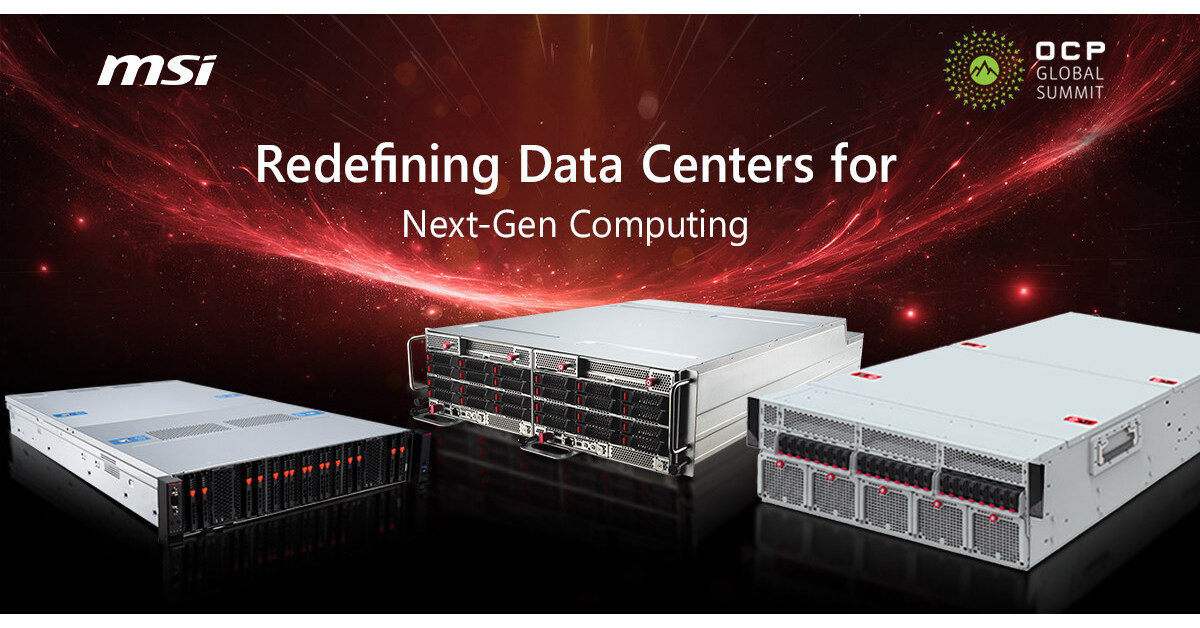 MSI Showcases Innovation at 2024 OCP Global Summit, Highlighting DC-MHS ...