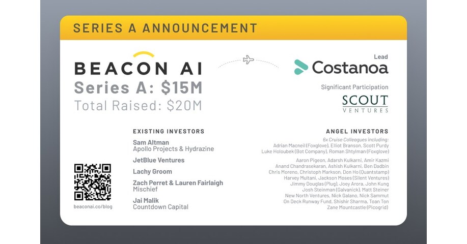 Beacon AI Secures $15M in Series A Funding to Bring AI into Flight Decks