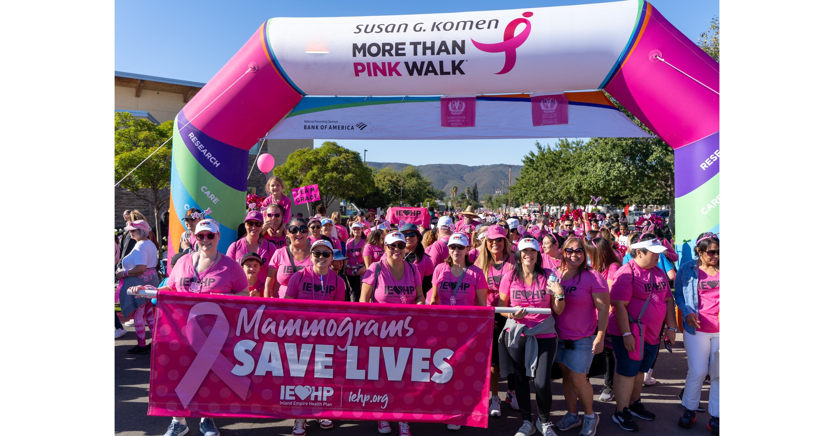 Team IEHP raises $25,000 for Inland Empire MORE THAN PINK Walk
