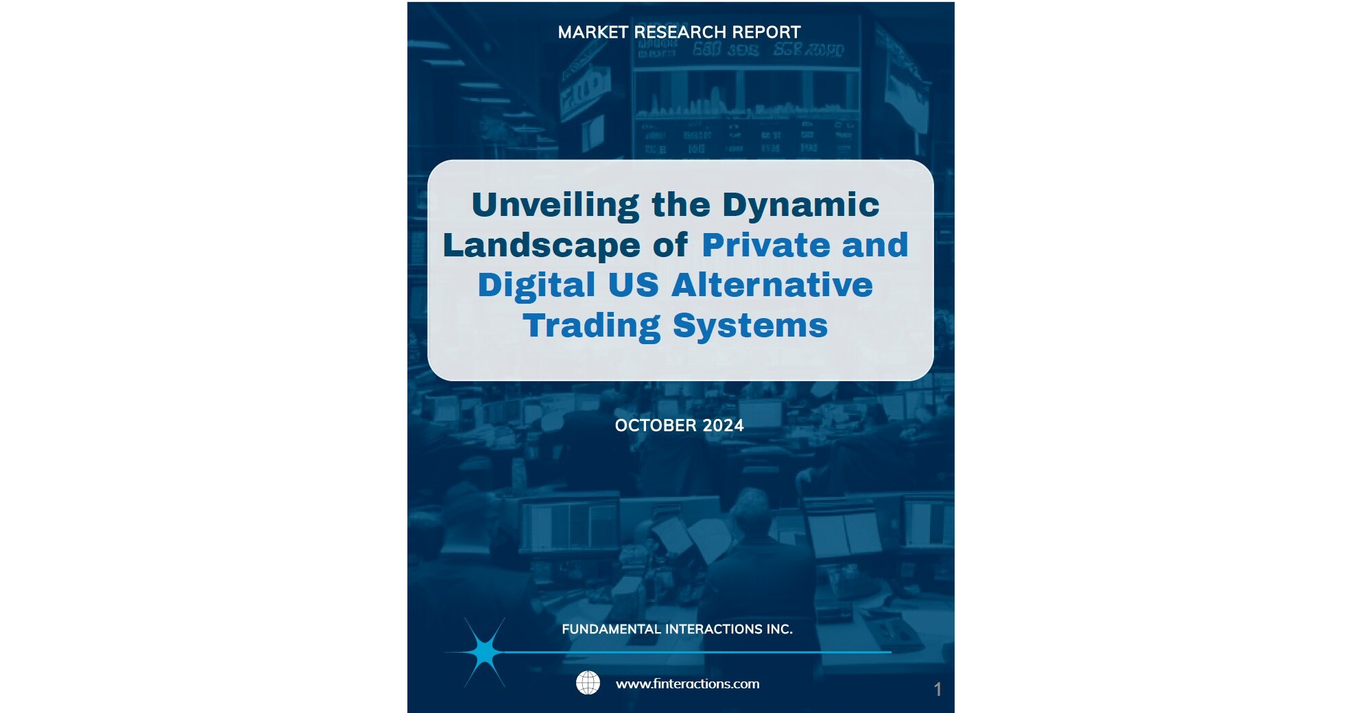 Fundamental Interactions Unveils Comprehensive Market Research Report ...