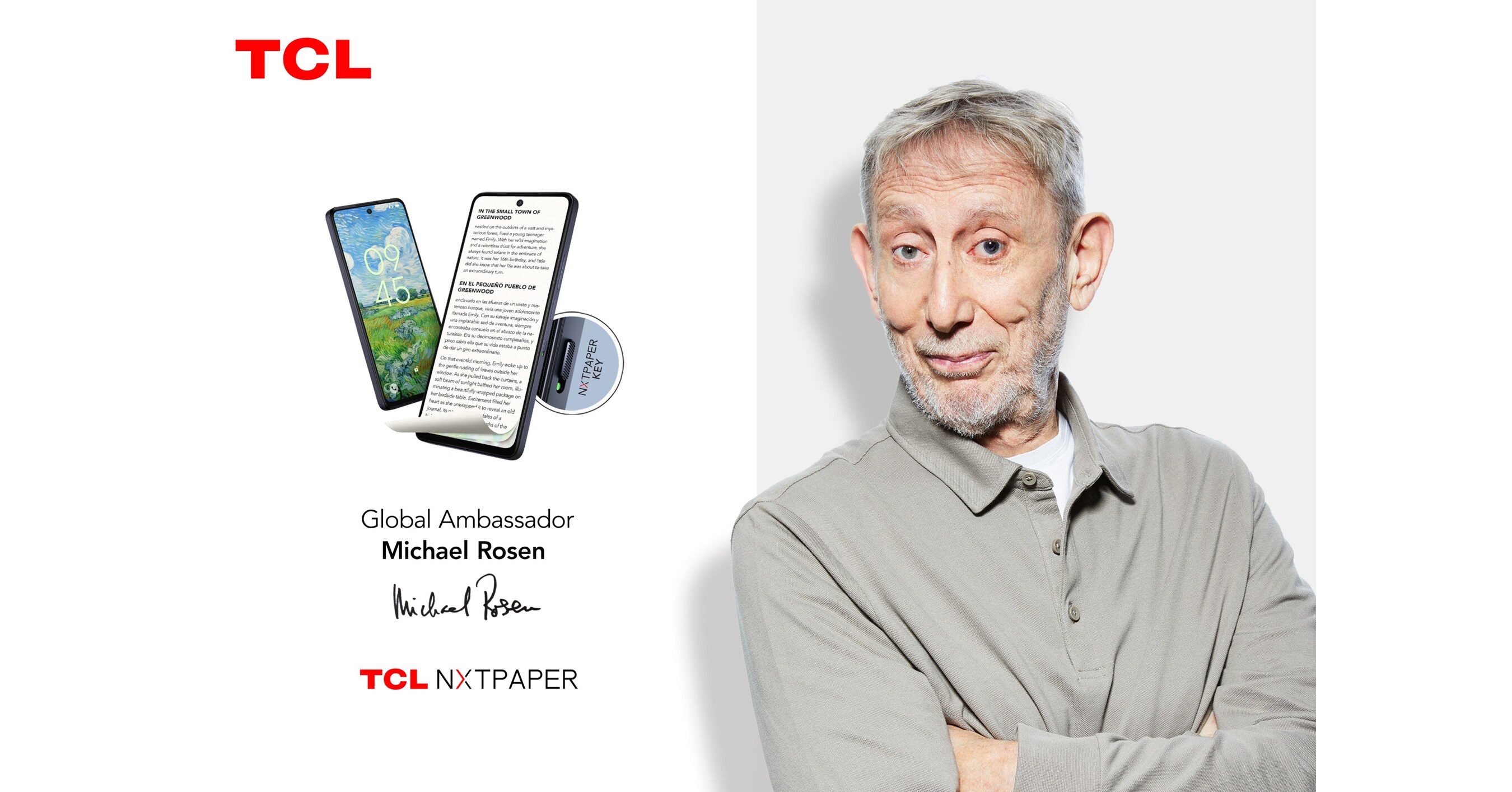 TCL Announces Michael Rosen as Global Ambassador to Promote Reading and ...