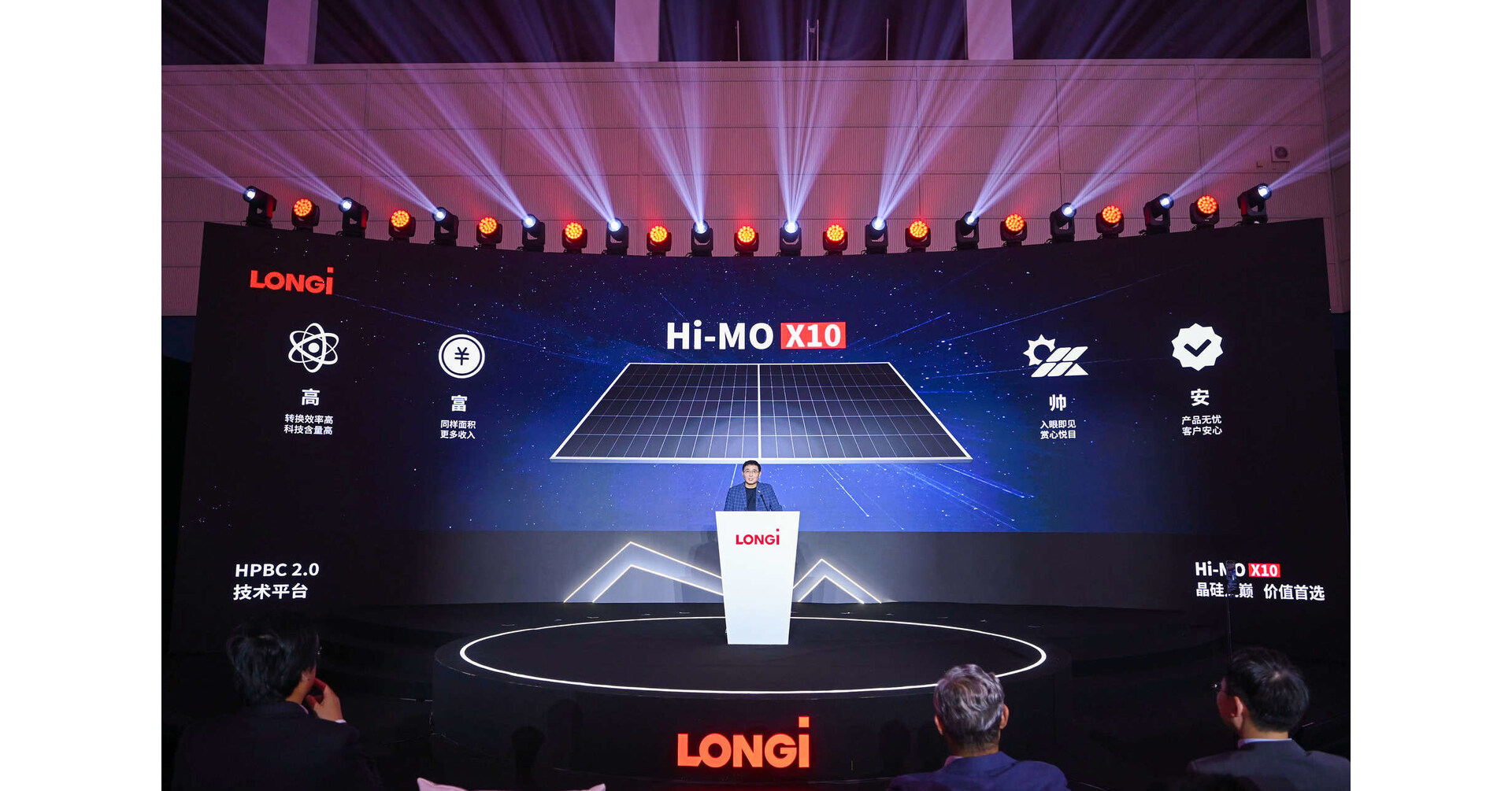 LONGi unveils Hi-MO X10 module featuring HPBC 2.0 cell technology at ...