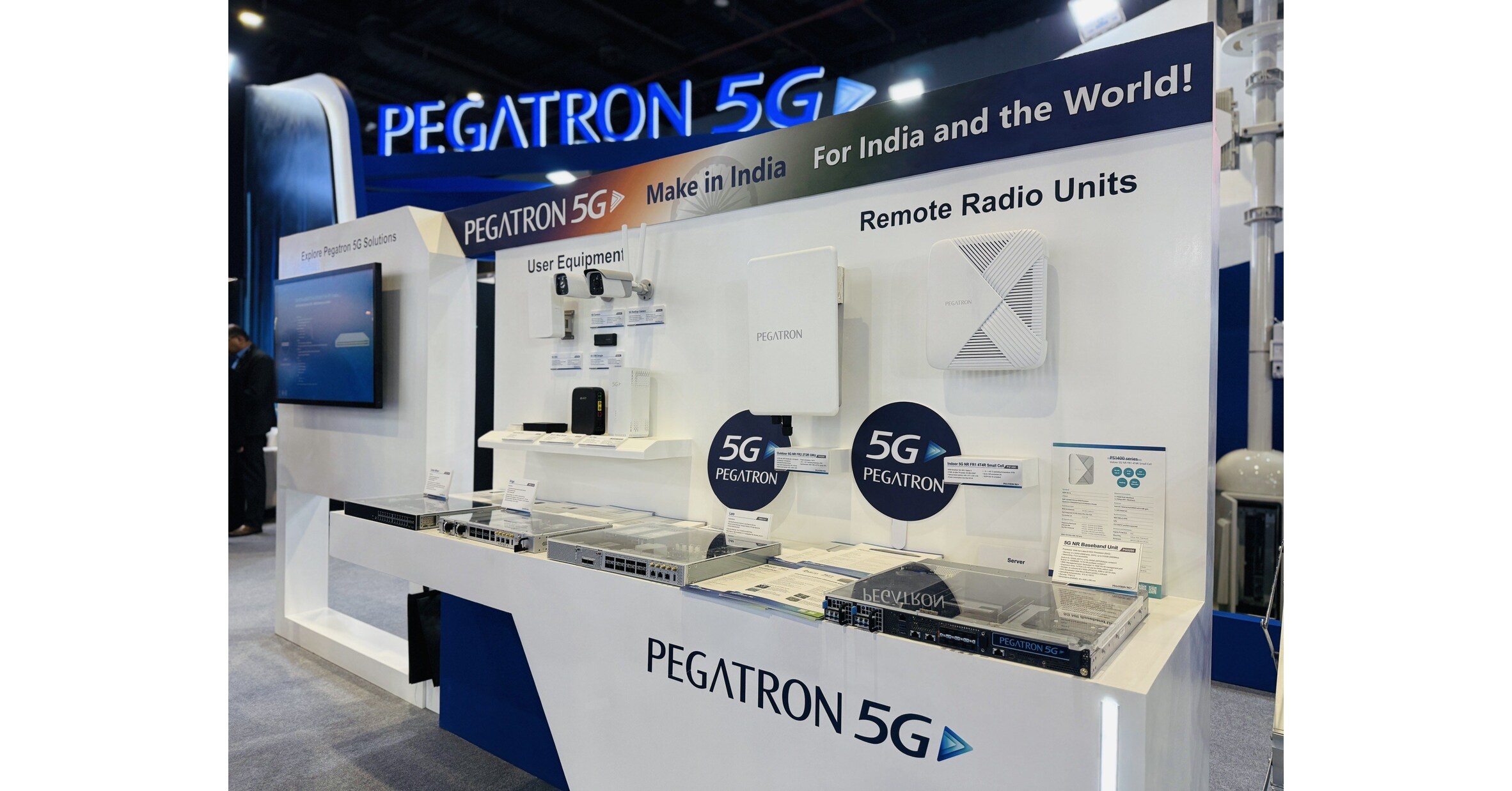 Pegatron 5G Unveils Advanced Networking Solutions at India Mobile Congress 2024