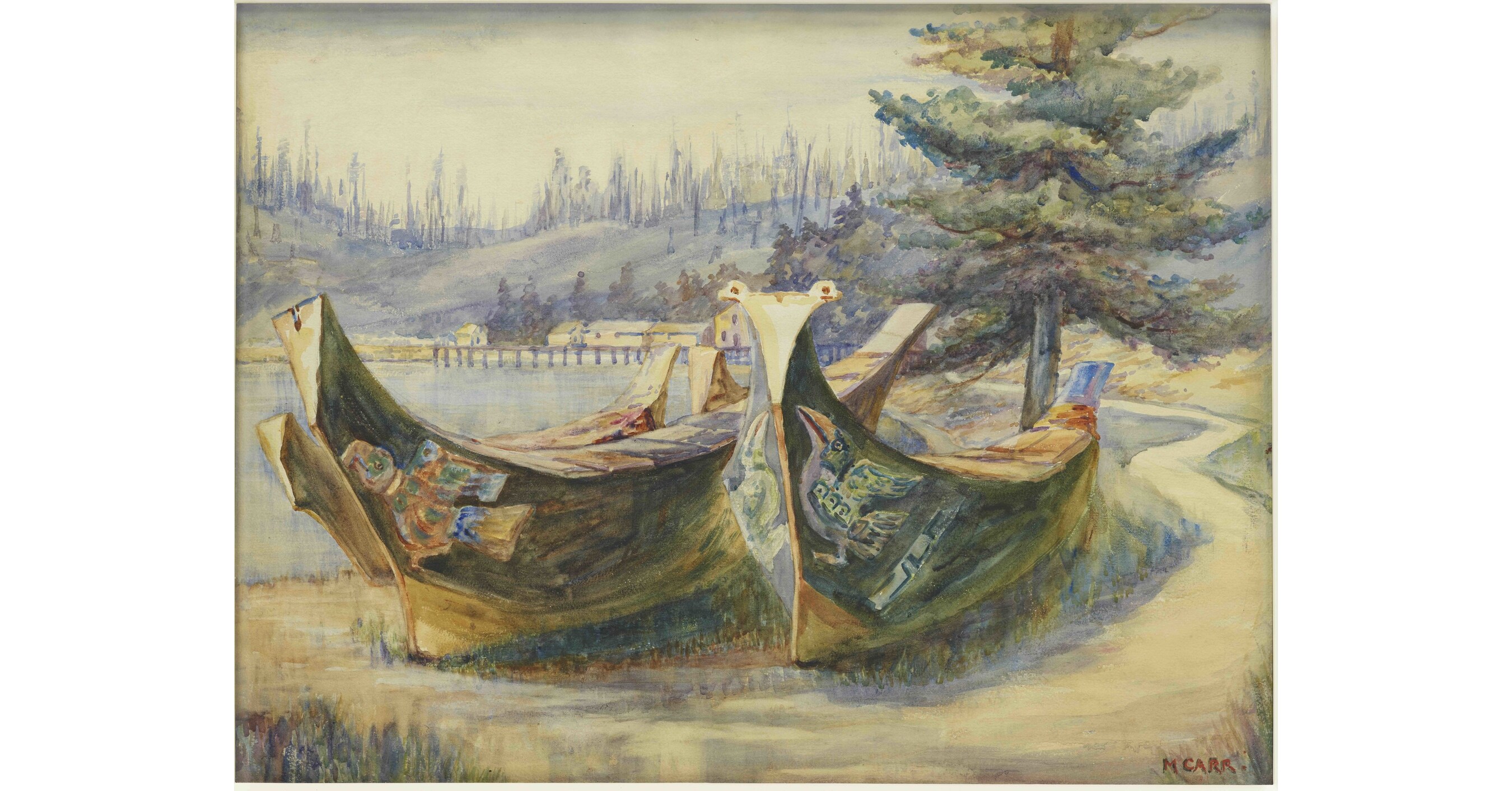 Privately-held for decades, rare Emily Carr watercolour heads to Audain ...