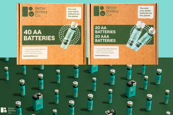 Better Battery Co. Becomes The First Sustainable Alkaline Battery Brand ...