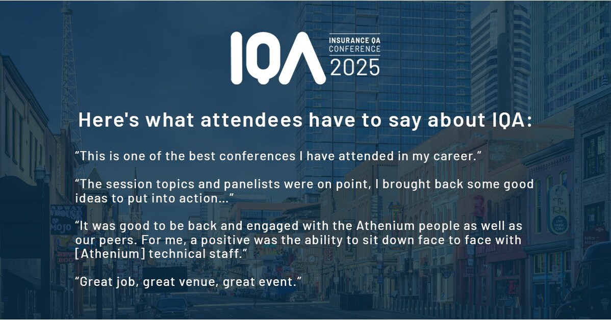 Athenium Announces Insurance Quality Assurance (IQA) 2025 Conference