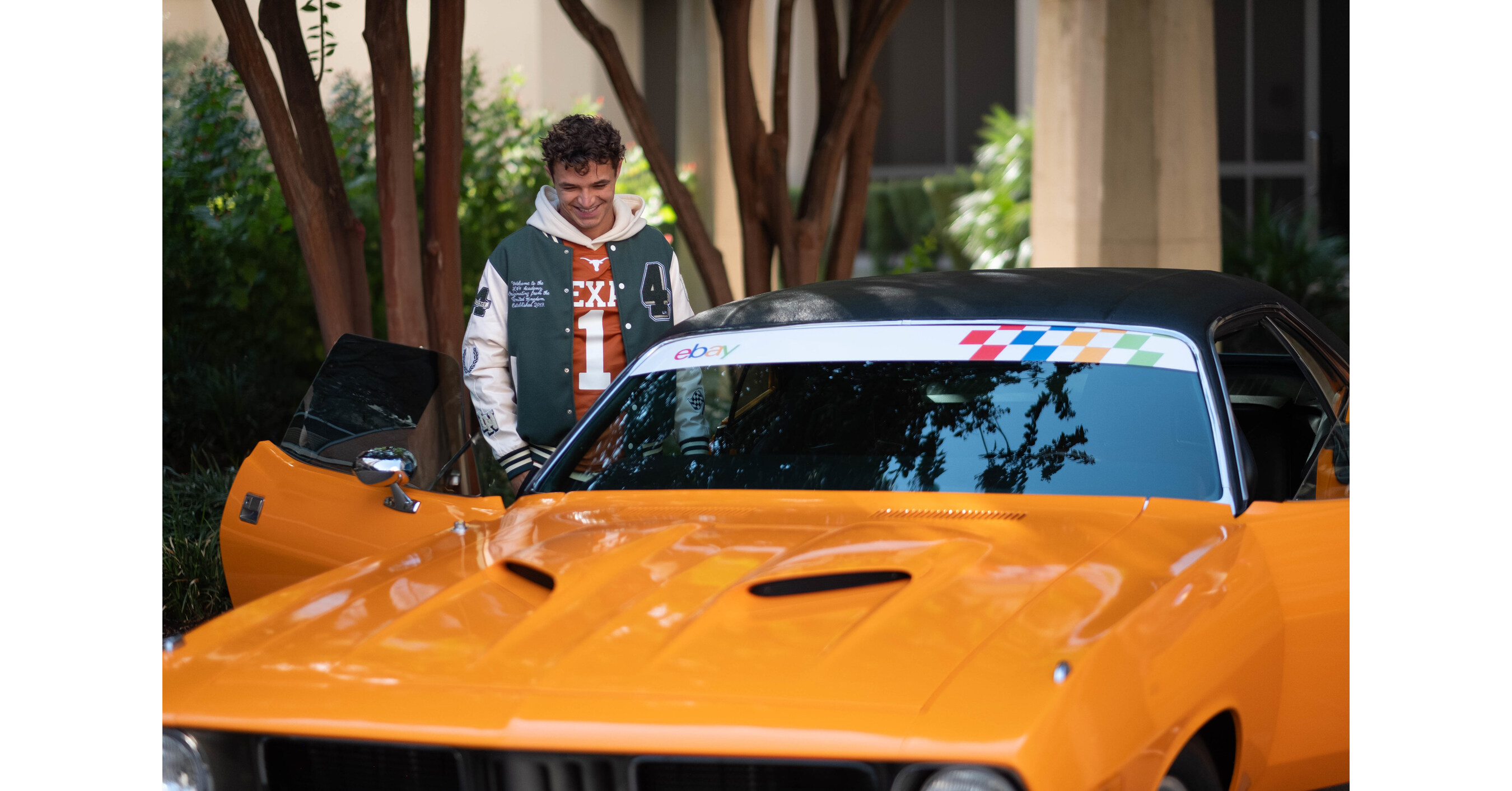 eBay and McLaren Formula 1 Team Unveil Custom American Muscle Car at US ...
