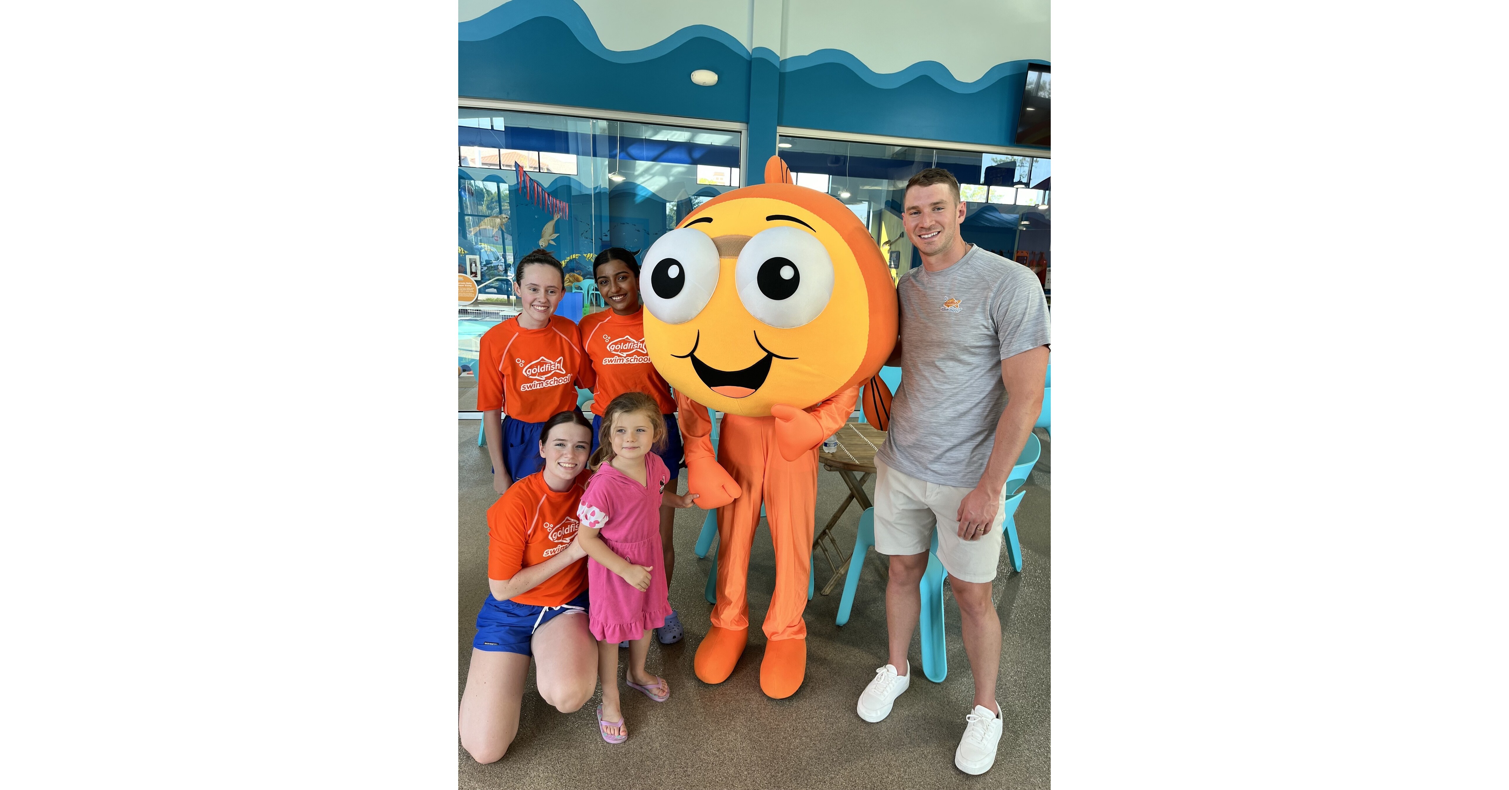 9-TIME OLYMPIC MEDALIST RYAN MURPHY AND FAMILY OPEN GOLDFISH SWIM ...