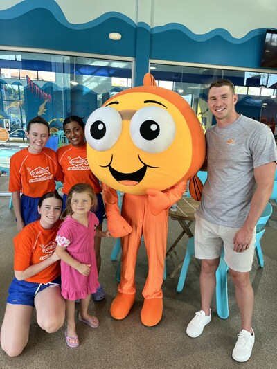 9-TIME OLYMPIC MEDALIST RYAN MURPHY AND FAMILY OPEN GOLDFISH SWIM ...