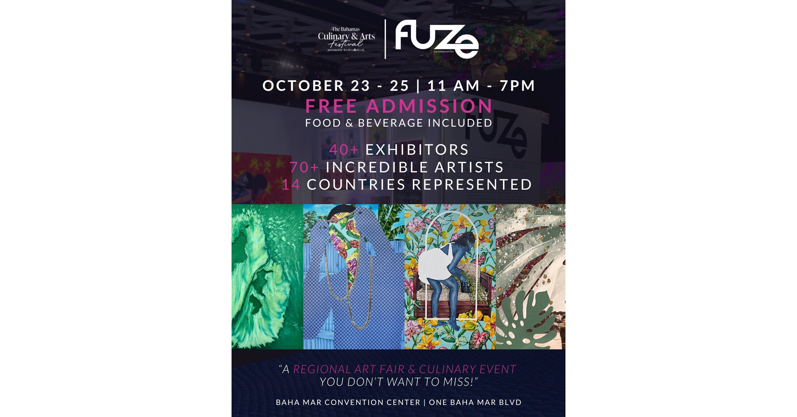 Baha Mar Celebrates Caribbean Art with the Return of FUZE at the ...