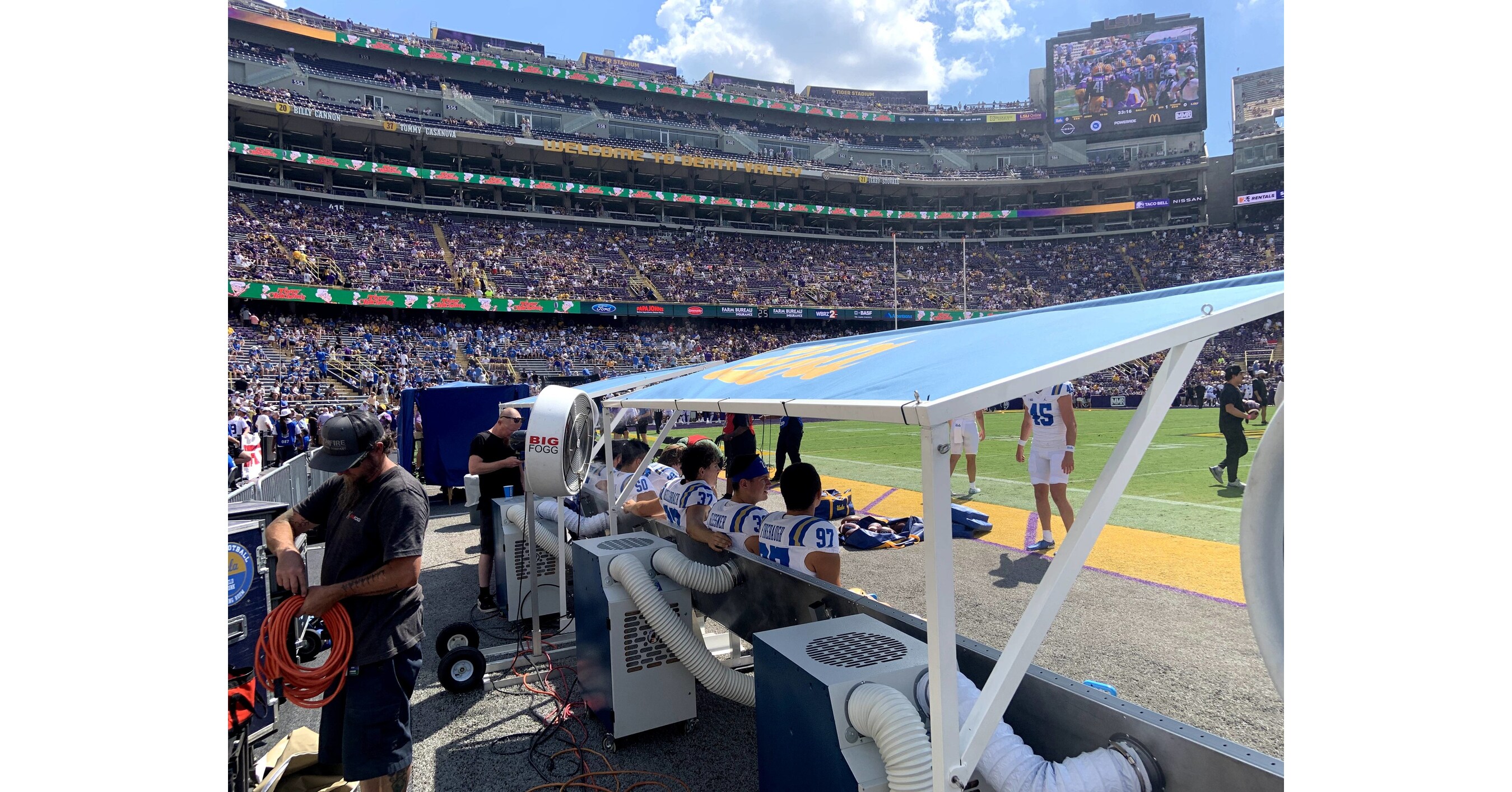 Big Fogg Keeps College Players Cool with Innovative Cooling Benches and ...