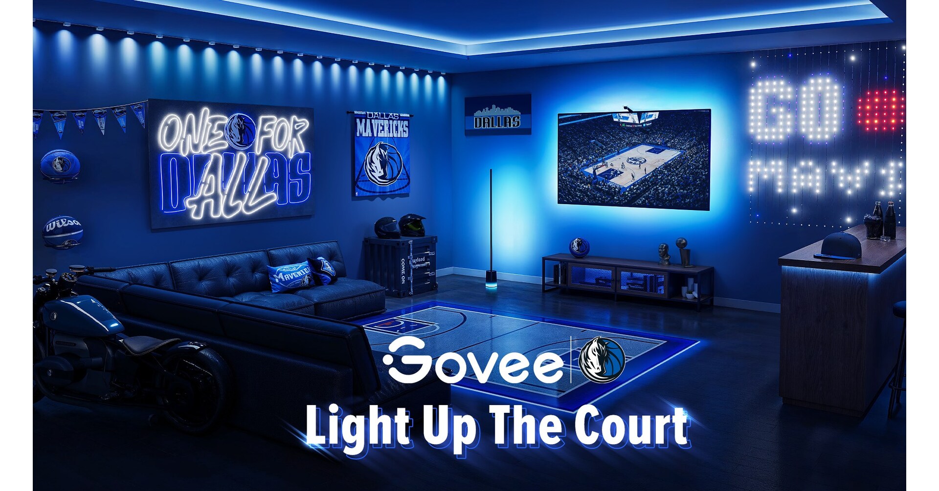 Govee Named The Official Smart Lighting Sponsor of The Dallas Mavericks