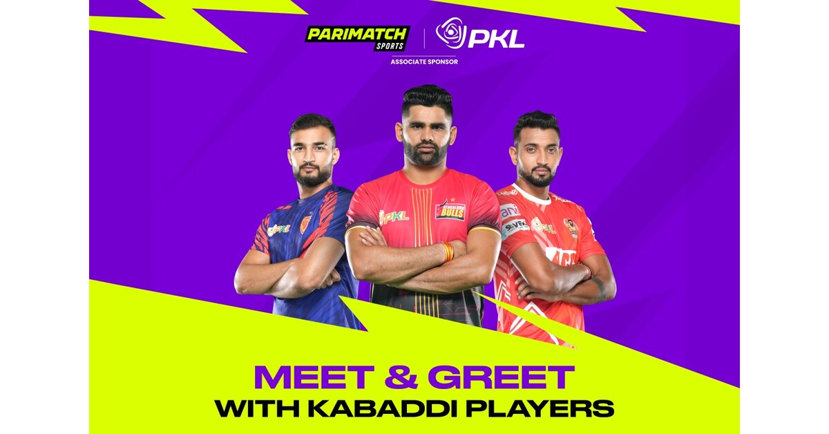 Kabaddi Icons Unite: Parimatch Sports Hosts Exclusive Meet & Greet Session with Pardeep Narwal ...