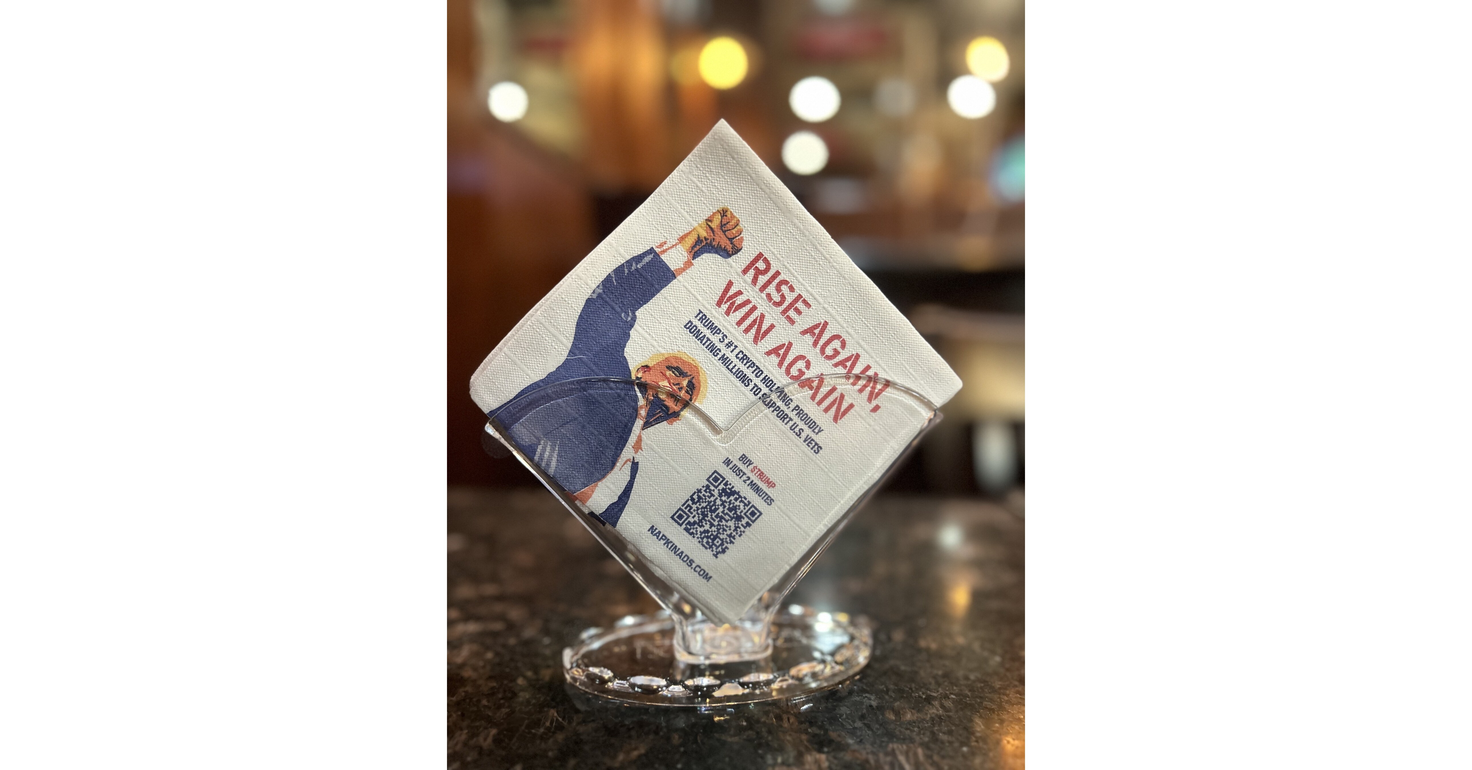 President Trump's Largest Crypto Holding Invests Into Nationwide Napkin ...