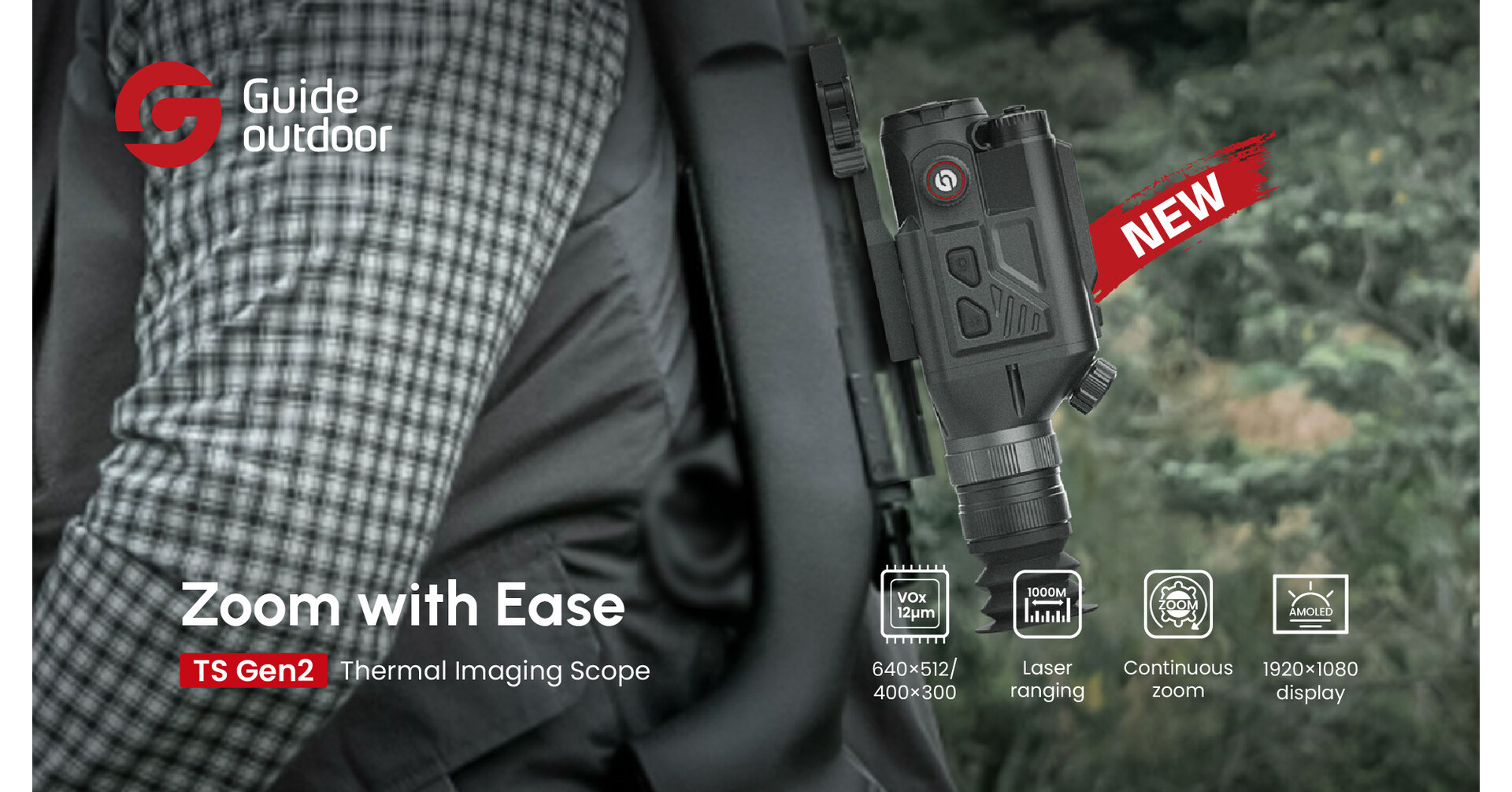 Guide Thermal Scope Pulsar Trail XP38 1.2 9.6x32 Thermal Riflescope