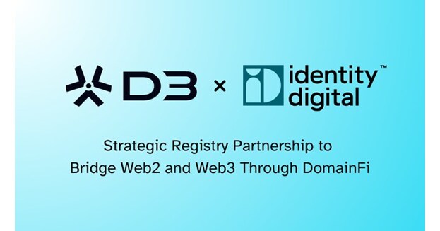 D3 Announces Strategic Registry Partnership with Identity Digital, Bridging Web2 and Web3 ...
