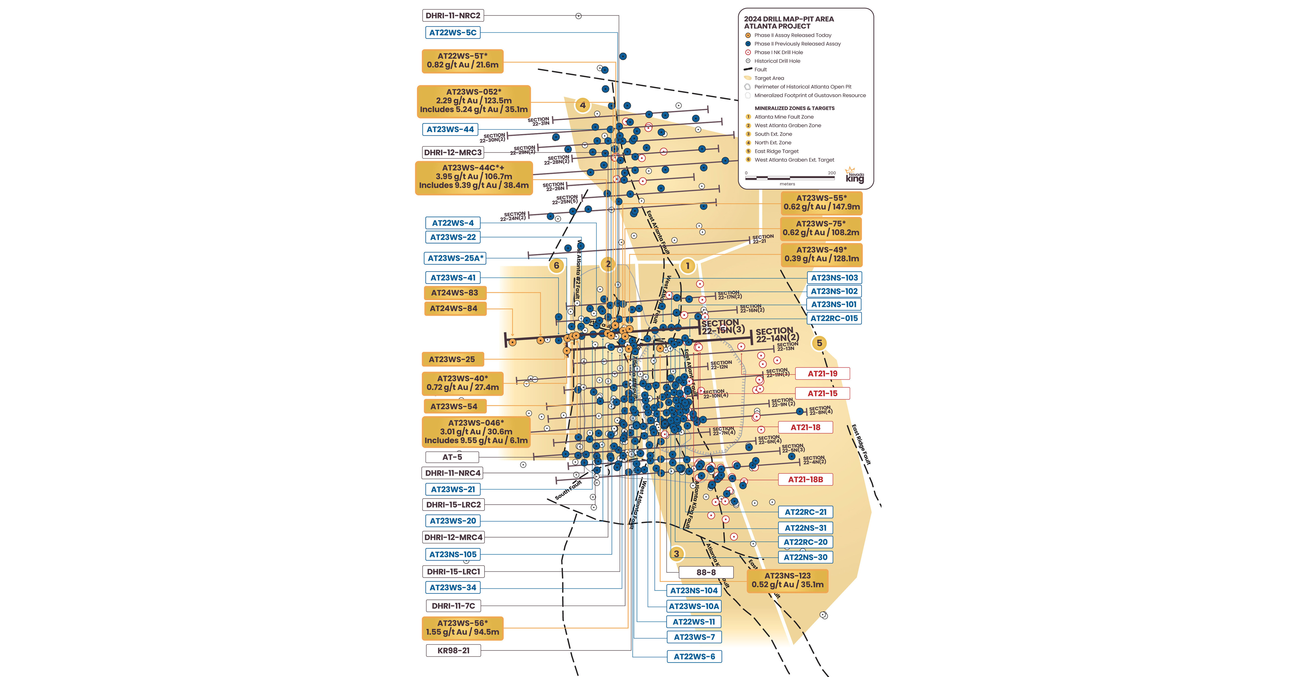 NEVADA KING INTERCEPTS 3.95 G/T AU OVER 106.7 METRES INCLUDING 9.39 G/T ...