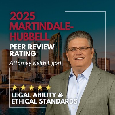 Florida Personal Injury Lawyer Keith Ligori Achieves 2025 Top AV ...