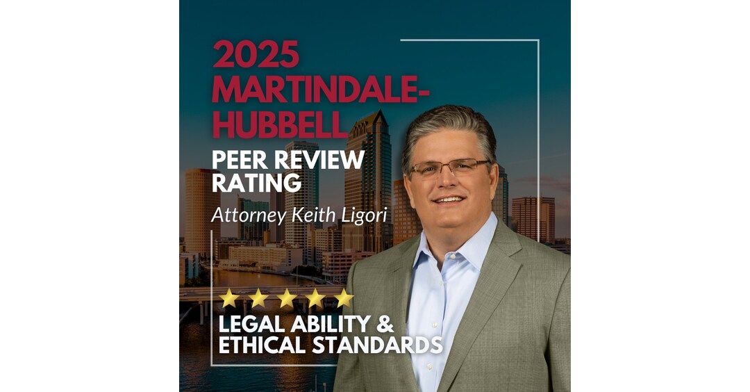 Florida Personal Injury Lawyer Keith Ligori Achieves 2025 Top AV ...