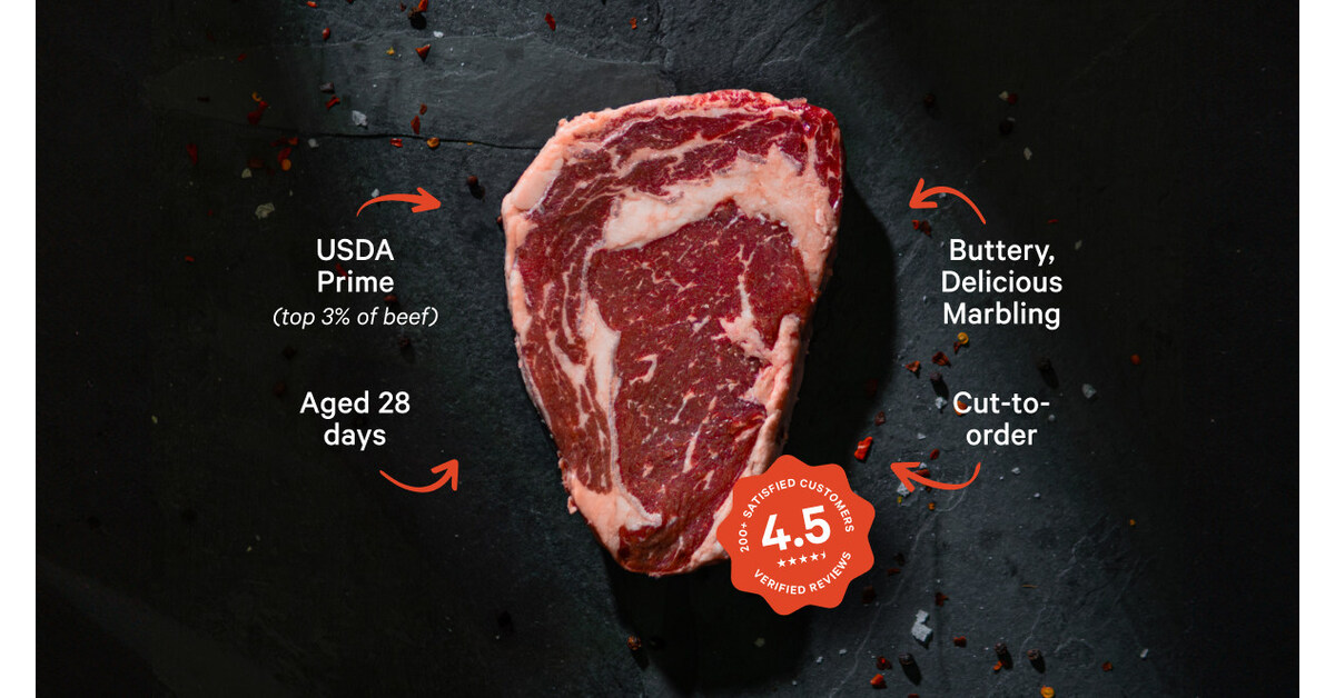 MeatWorks Launches Free 2-Day Nationwide Shipping of USDA Prime Steaks